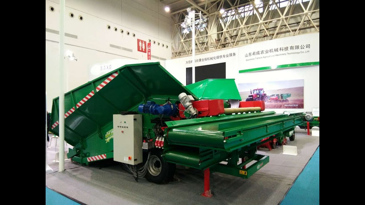 5XF-60 Potato receiving hopper - YouTube