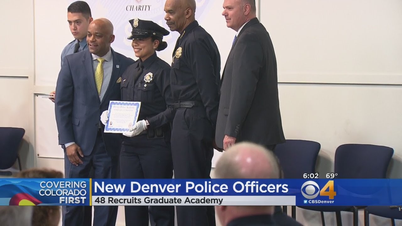 New Officers Welcomed To The Denver Police Department - YouTube