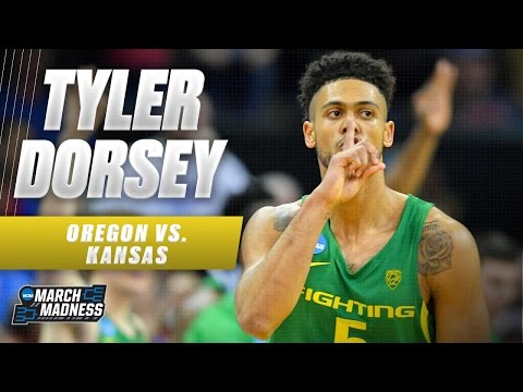 Oregon vs. Kansas: Tyler Dorsey with 27 CLUTCH points!