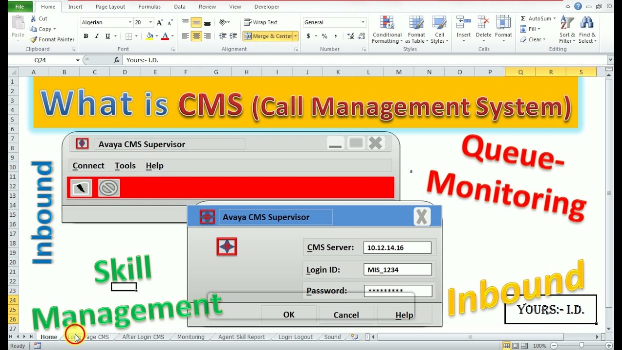 CMS (Call Management System ENG) - YouTube