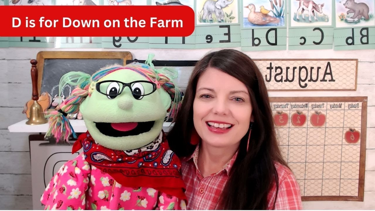 D for Down on the Farm // Only 6.19 minutes long for LITTLE LEARNERS ...