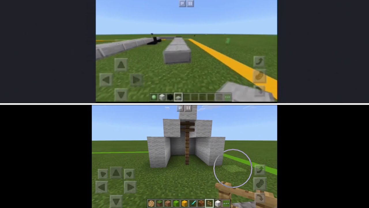 Minecraft PE Campsite Build-Battle - YouTube