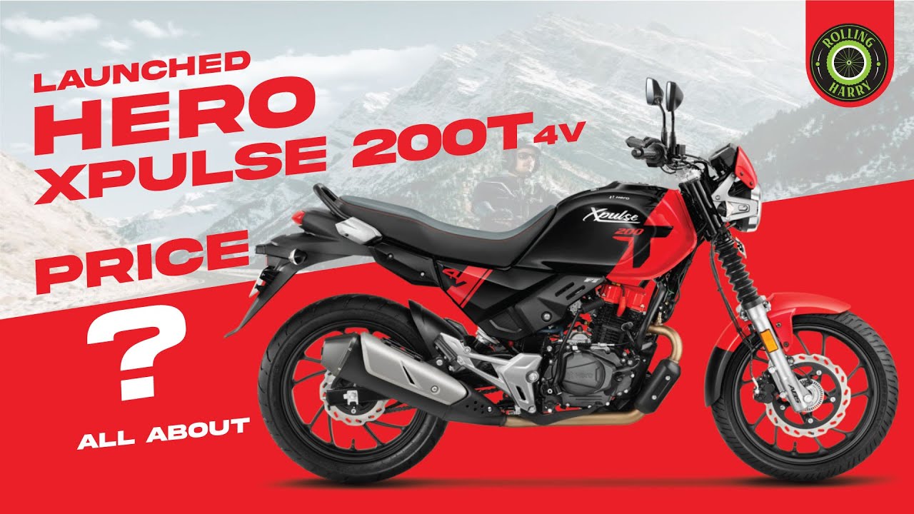 Finally 2023 Hero Xpulse 200t 4v Launched|Price features & much more ...