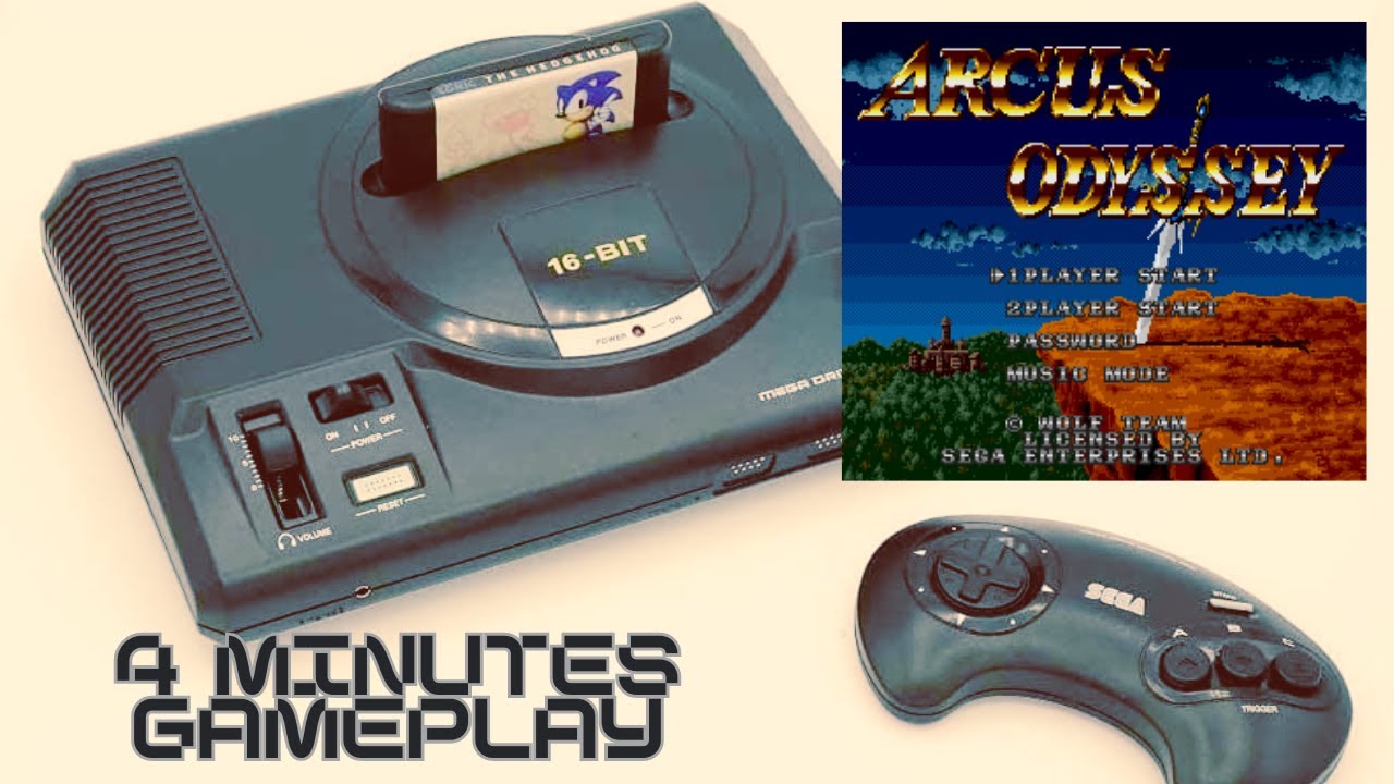 Arcus Odyssey for SEGA Genesis (GAMEPLAY) - YouTube