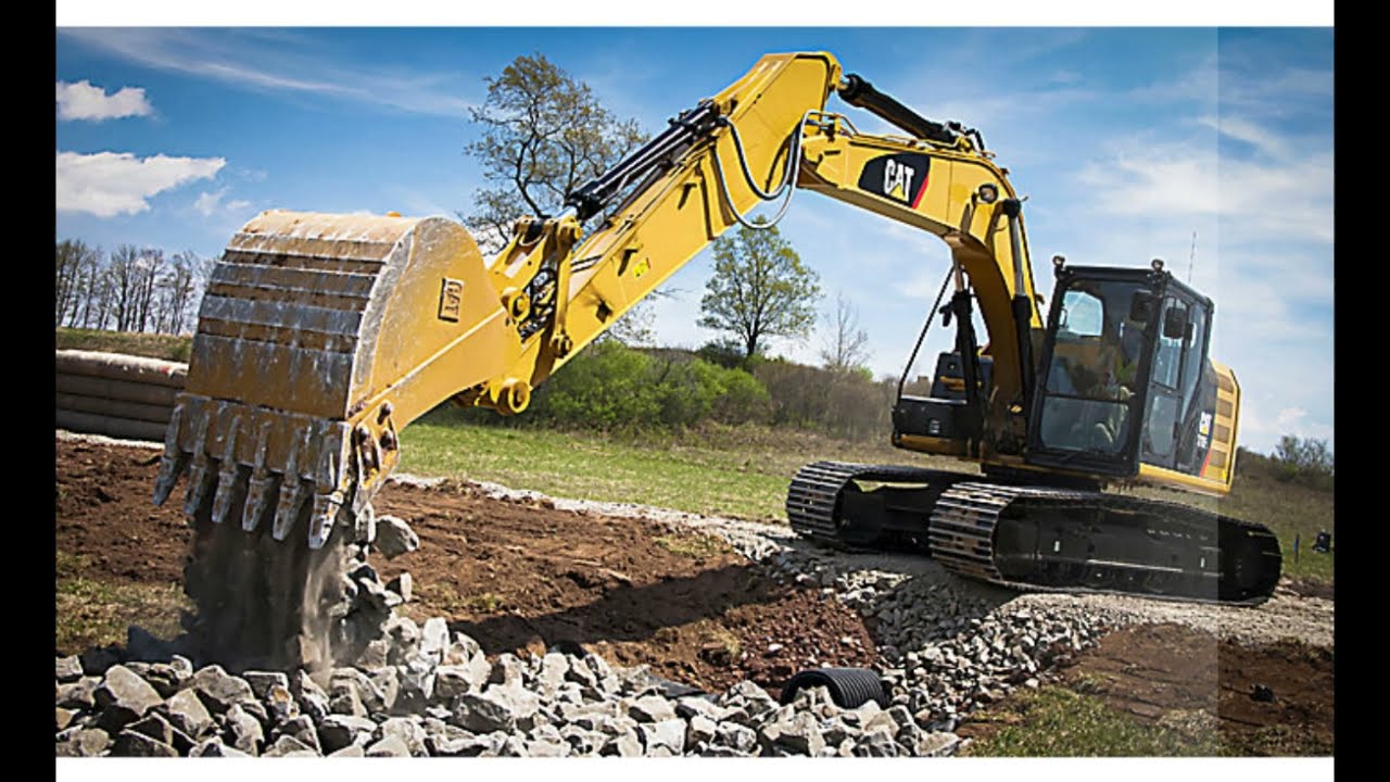 Caterpillar 318E L - YouTube