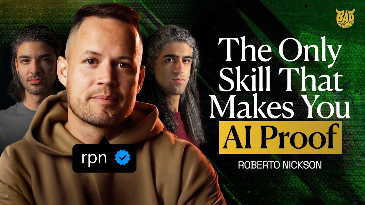 This ONE Skill Will Make You Unstoppable with Roberto Nickson | Bad Decisions Podcast #66 - YouTube