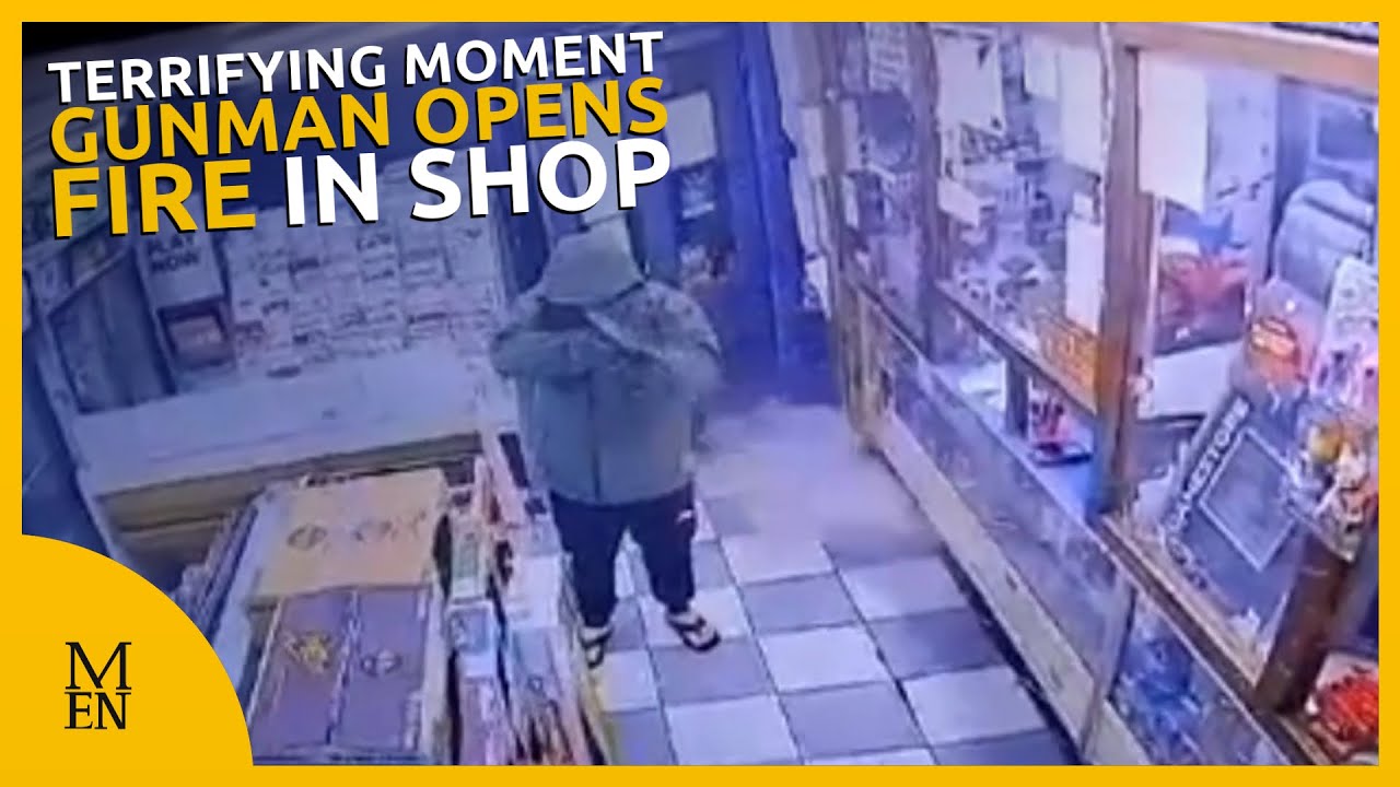 Terrifying moment gunman opens fire in shop in Liverpool in 'major ...