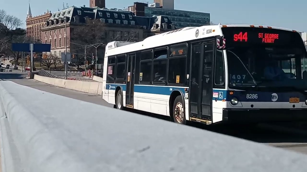 MTA NYCT Bus: 2015 NovaBus LFS #8286 On The S44 - YouTube