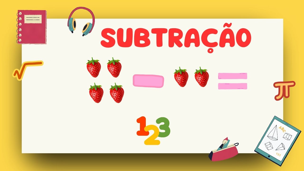 Subtração | Subtrair | Diminuir | Aprendendo a contar - YouTube