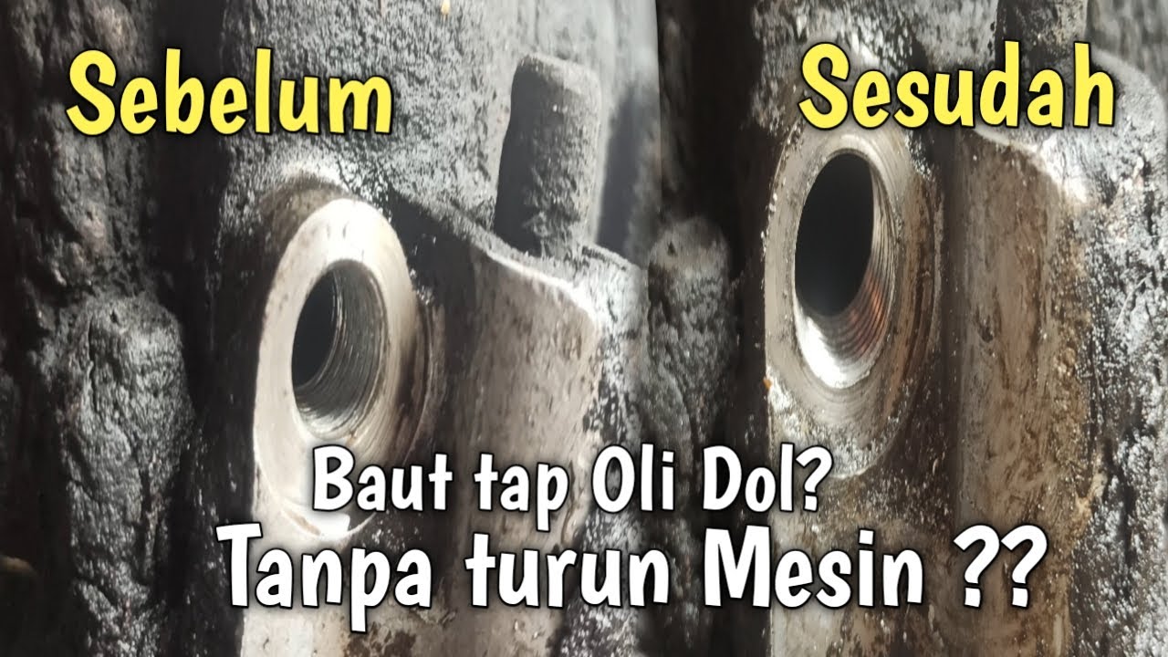 CARA MENGATASI BAUT TAP OLI DOL PADA MOTOR HONDA VARIO ‼️ TANPA TURUN ...