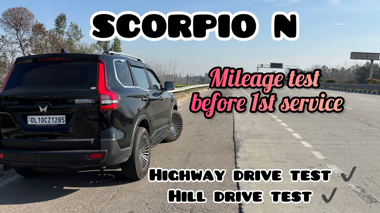 Scorpio N average test before 1st sevice ️ ️ - YouTube