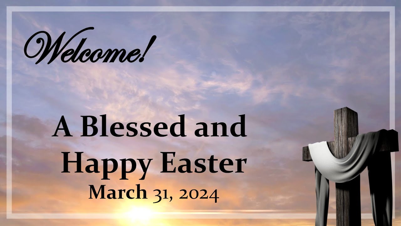 Easter Sunday, March 31, 2024 9:00 AM Mass - YouTube