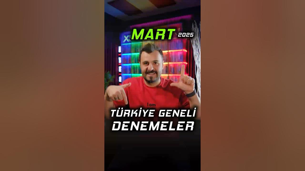 MART | TÜRKİYE GENELİ DENEMELER #yks - YouTube