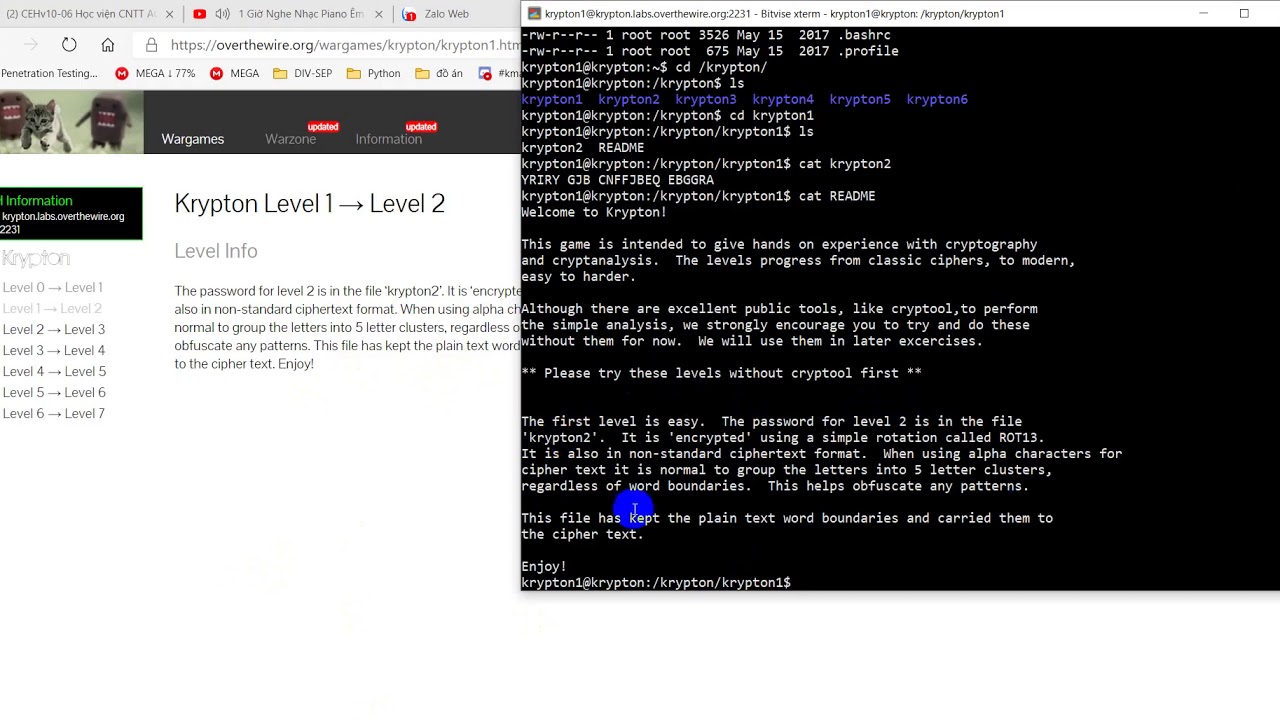 Krypton Level 0 → Level 1 → Level 2 - YouTube