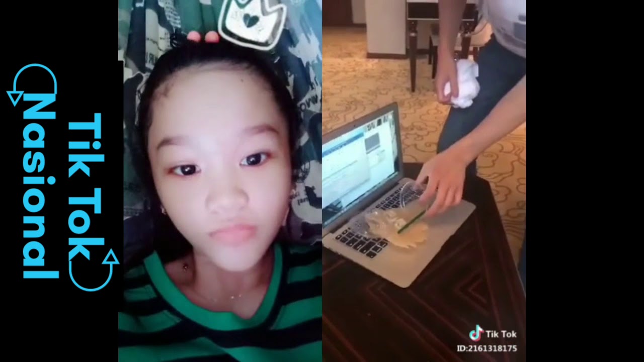 Tik Tok Laptop Ku Basah.. #KOCAK #TIPUAN - YouTube