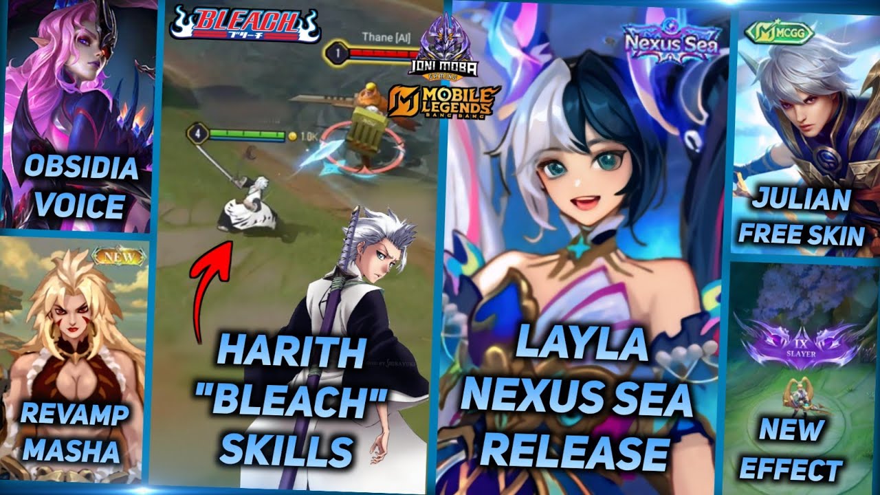 HARITH SKIN BLEACH, LAYLA NEXUS SEA, OBSIDIA BASIC SKIN, REVAMP MASHA ...