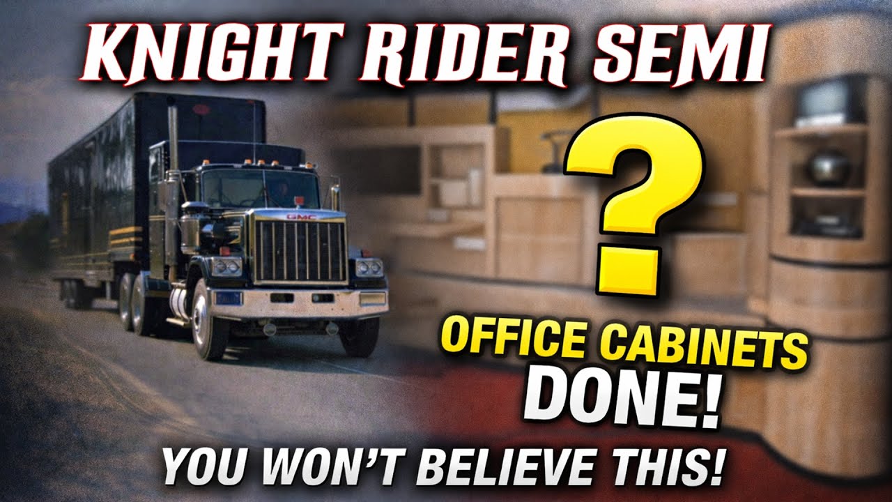We Have FINISHED the Knight Rider Semi Cabinets for the Office Set ...