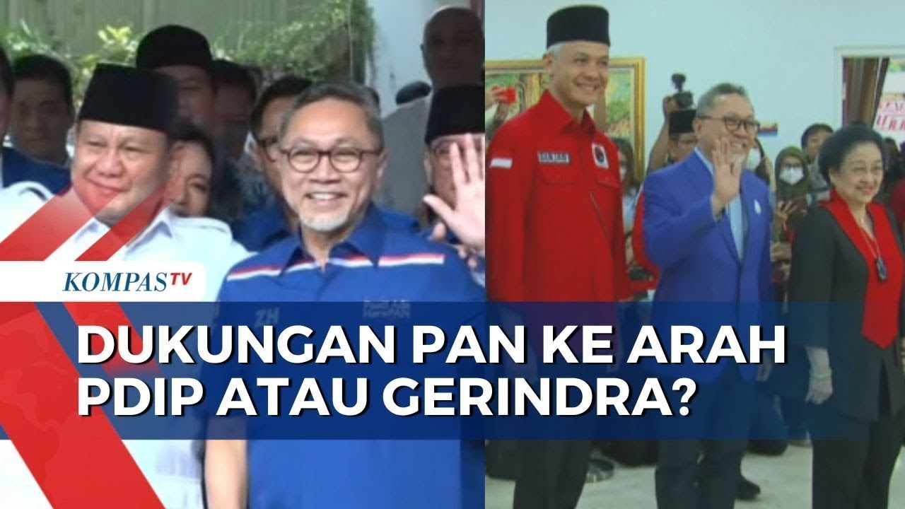 Masih Menimbang Antara Koalisi PDIP & Gerindra, Begini Jawaban PAN! - YouTube