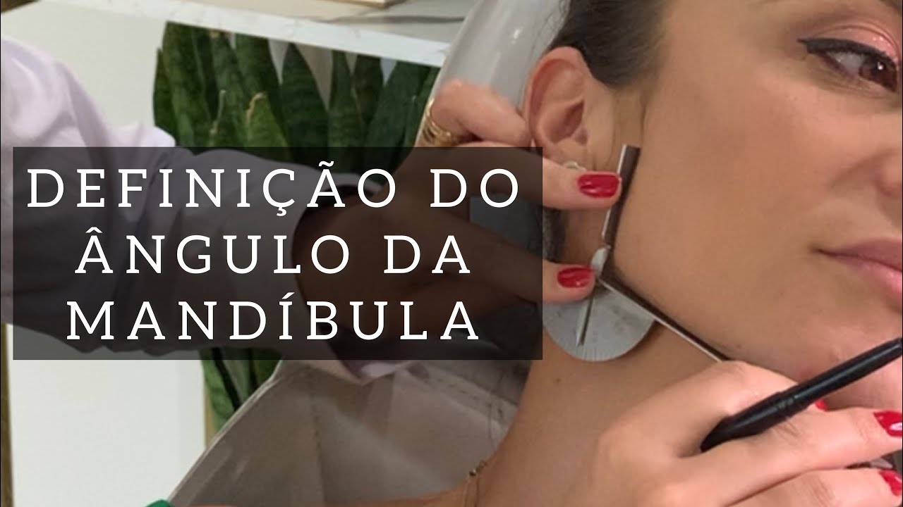 COMO DEFINIR O ÂNGULO DA MANDÍBULA | CRISTIANE BUENO - YouTube
