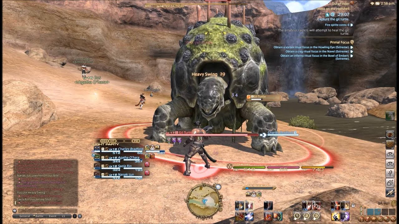 FFXIV Test - Duty Roulette - YouTube