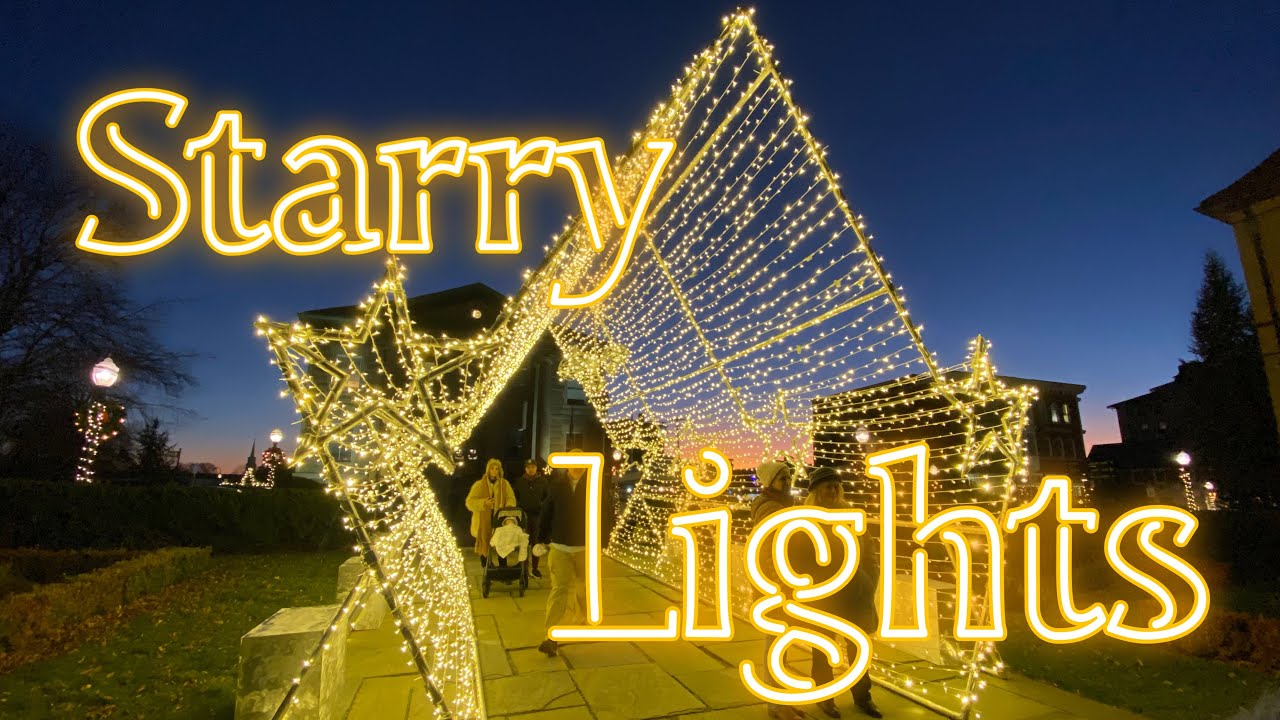 Starry Lights - a magical holiday art installation - YouTube