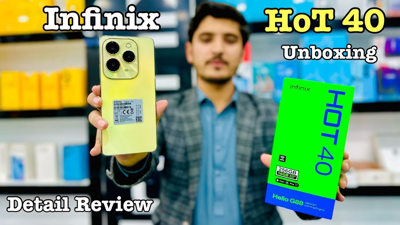 Infinix Hot 40 Unboxing and detail Review #infinix #hot40 - YouTube