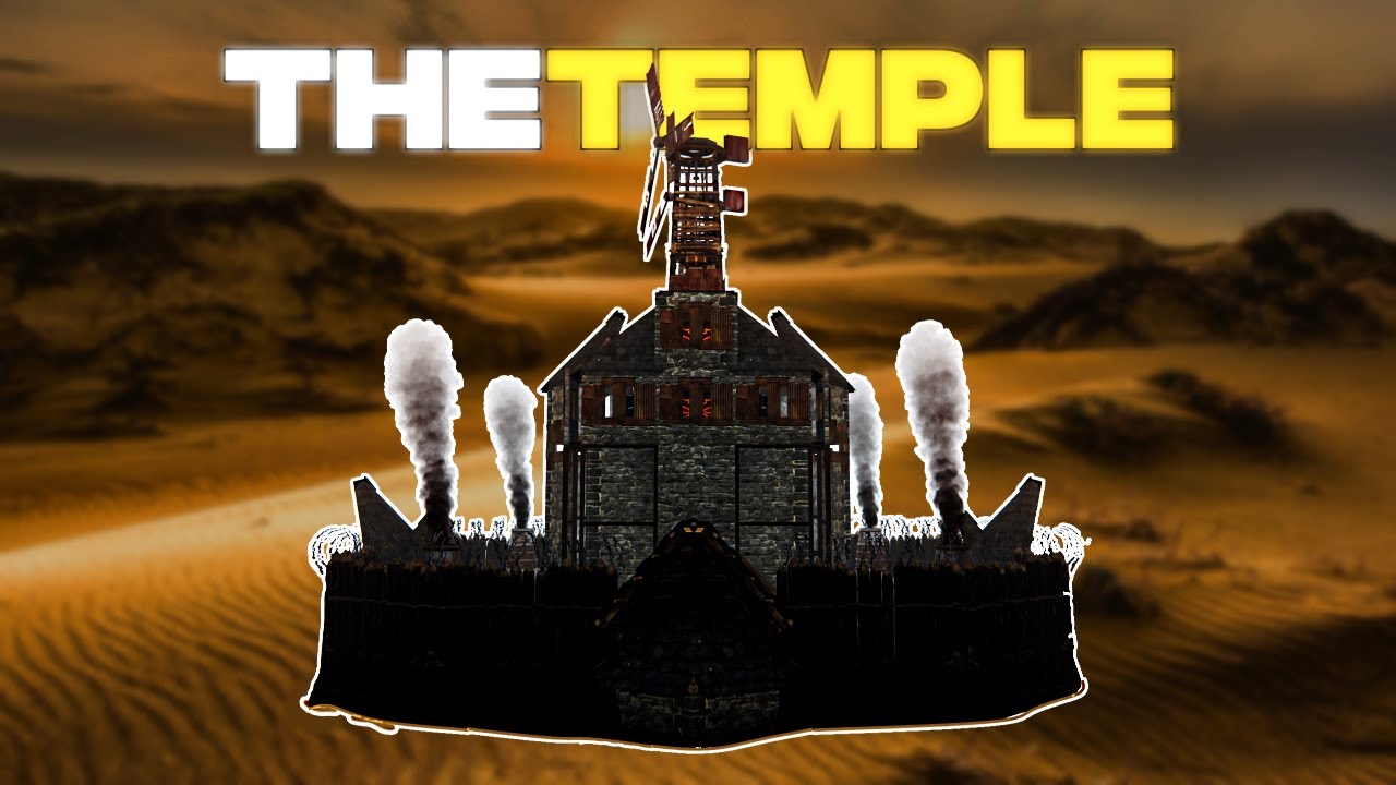 The Temple - Solo/Duo Snowball - Wide Gap - Bunker - Rust Base Tutorial ...