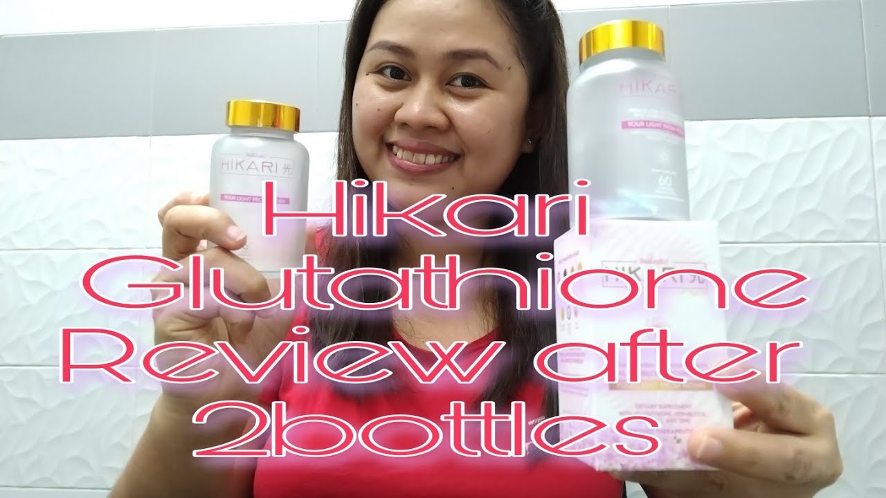 Hikari premium Japan Glutathione honest review (after 2 bottles) - YouTube