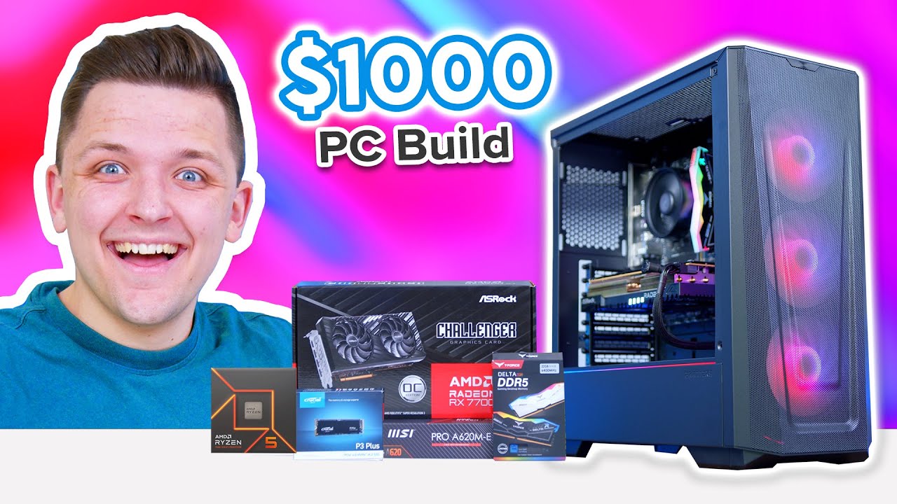 Best $1000 Gaming PC Build 2024! 👌 [Full Build Guide & Benchmarks ...
