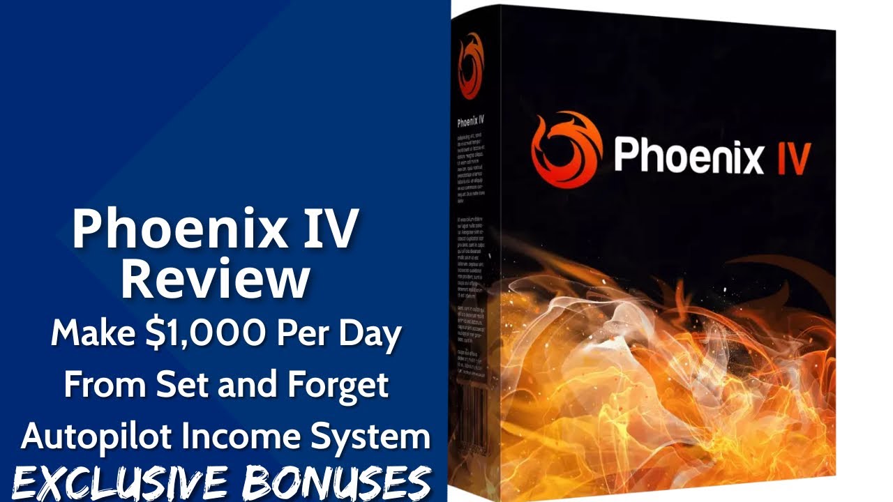 Phoenix IV Review | Make $1,000 Per Day From Set and Forget Autopilot Income System - YouTube