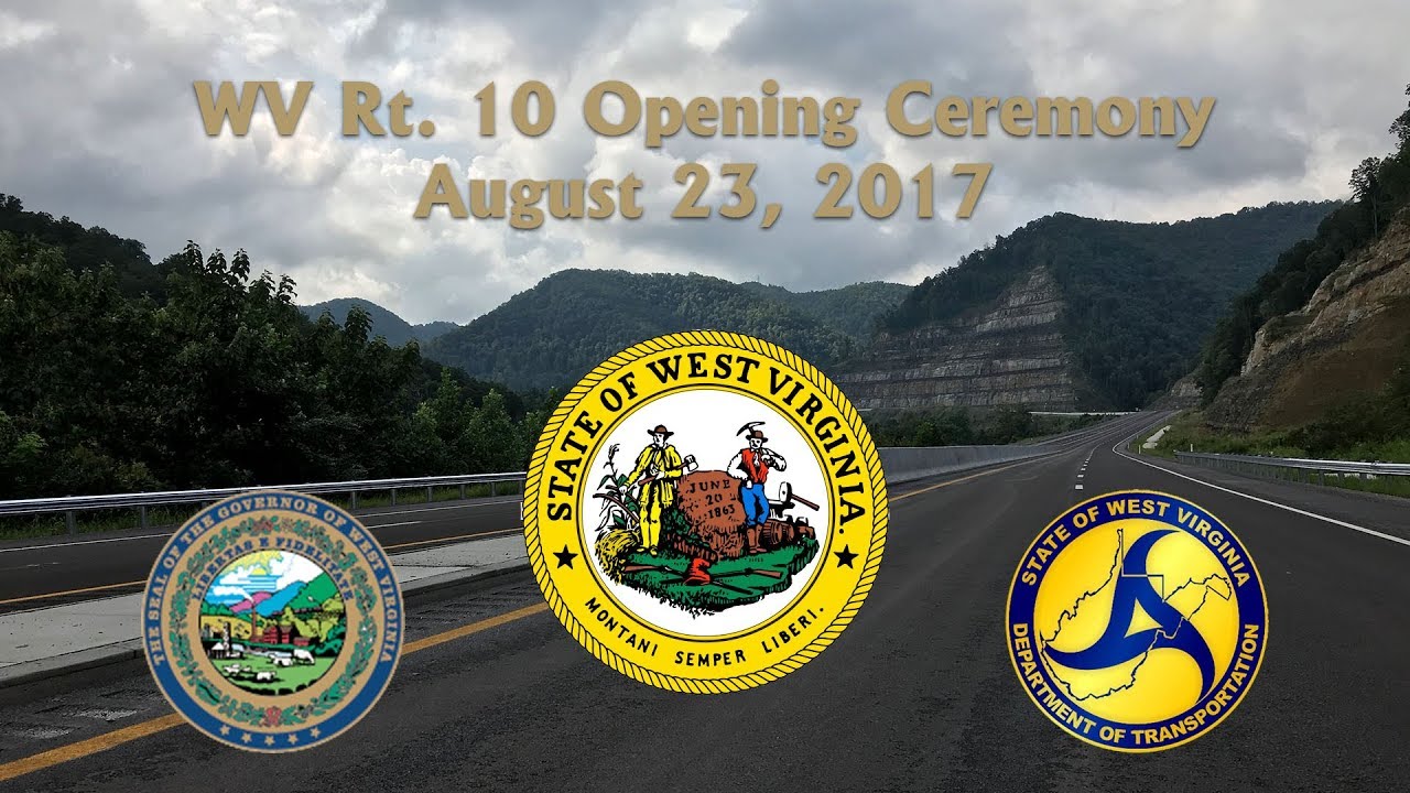 Governor Justice Speaks at WV Rt. 10 Opening Ceremony - YouTube