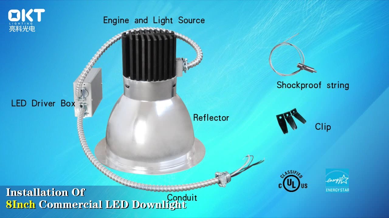 OKT Lighting - How to install retrofit architectural led commercial ...