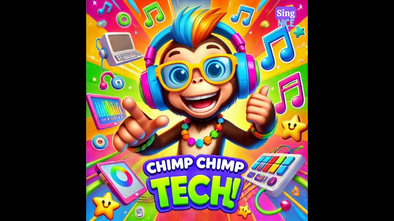 Chimp Chimp Tech! The Techie Monkey - Songs For Kids - Nursery Rhymes ...