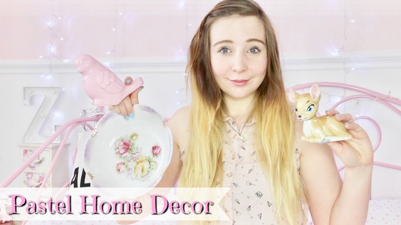 Pastel Home Decor Haul 🌸| Zoey Glitter - YouTube