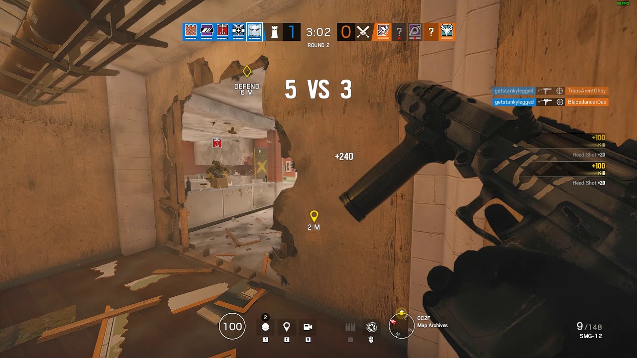 R6S: Vigil 3k All Headshot - YouTube