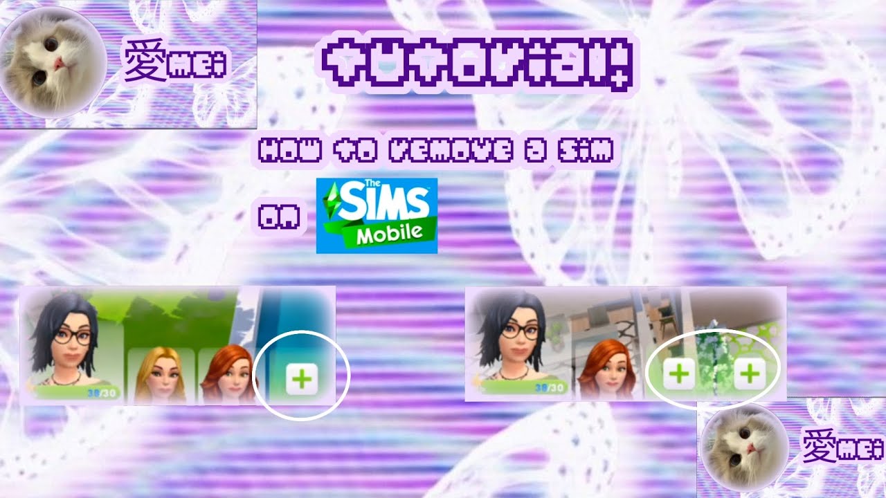 Tutorial on how to remove a sim on "The Sims Mobile" - YouTube