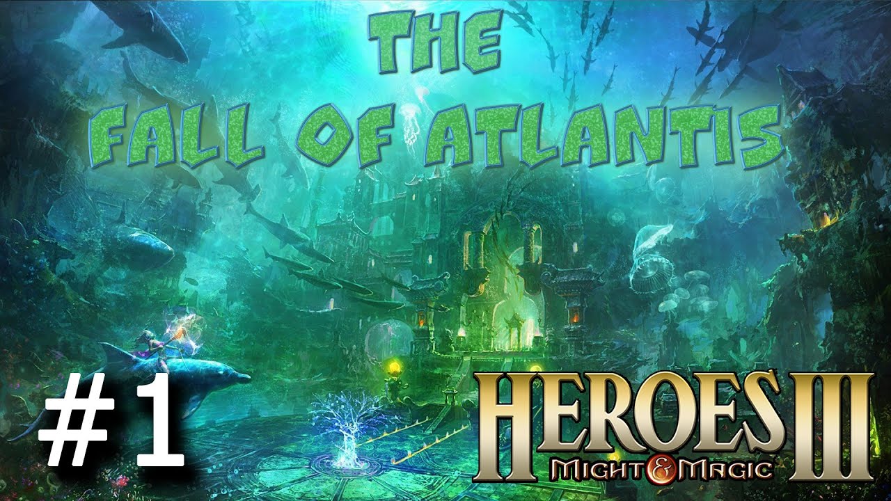 Heroes 3 [SOD] Карта "The Fall of Atlantis", часть 1 - YouTube