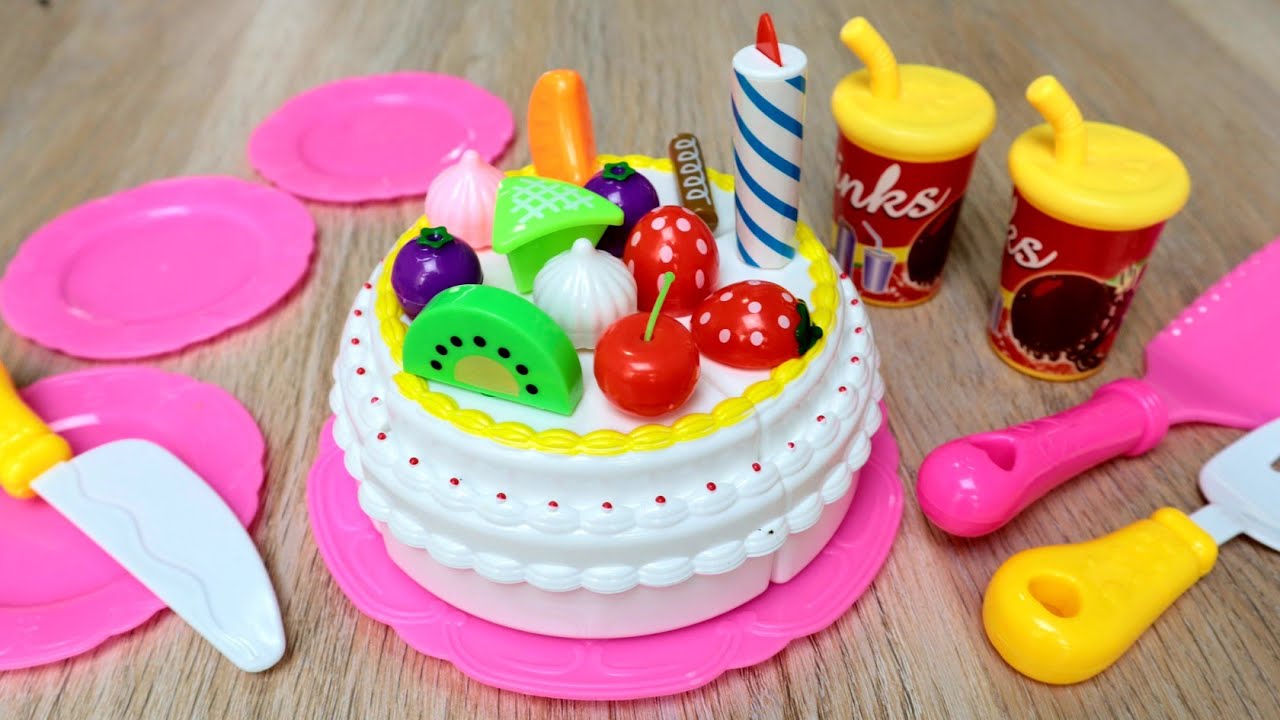 Satisfying Video. How to make Cake toy ASMR. #asmr #cutting #cake - YouTube
