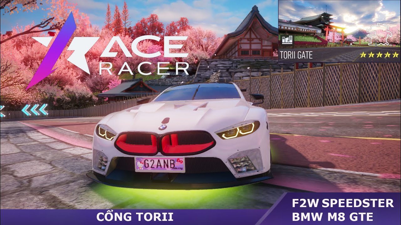 BMW M8 GTE lv10 on Torii Gate [Ace Racer] [Master rank SS7] - YouTube