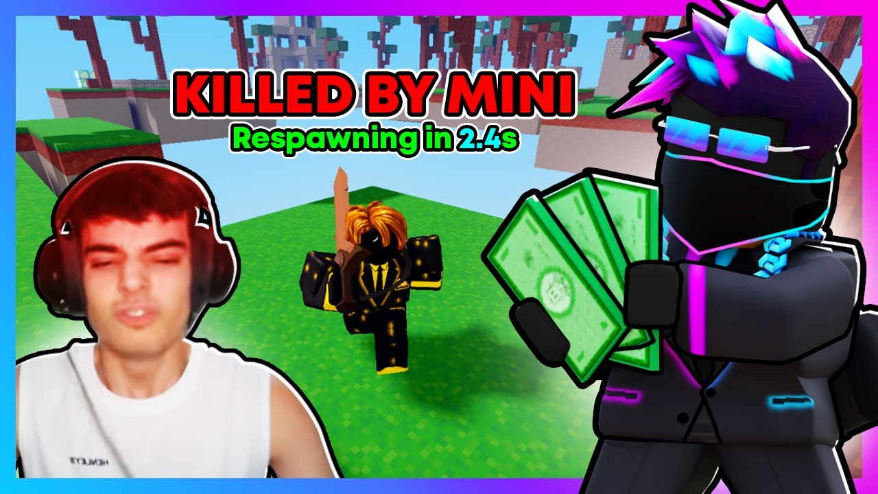 I 1v1'ed a STREAMER For $100,000 Robux...(Roblox BedWars) - YouTube