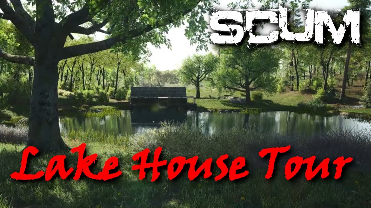 [SCUM] Unbelievable Lakefront House Tour - Must See! - YouTube