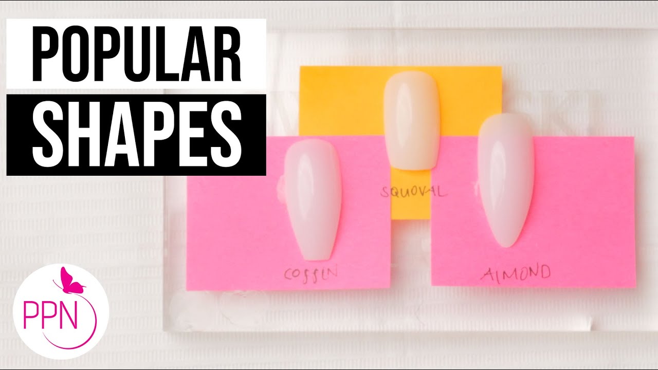 How to Shape Popular Nail Shapes in the Salon (2019): Almond, Coffin ...