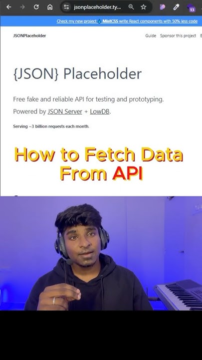 API Data Fetching - YouTube