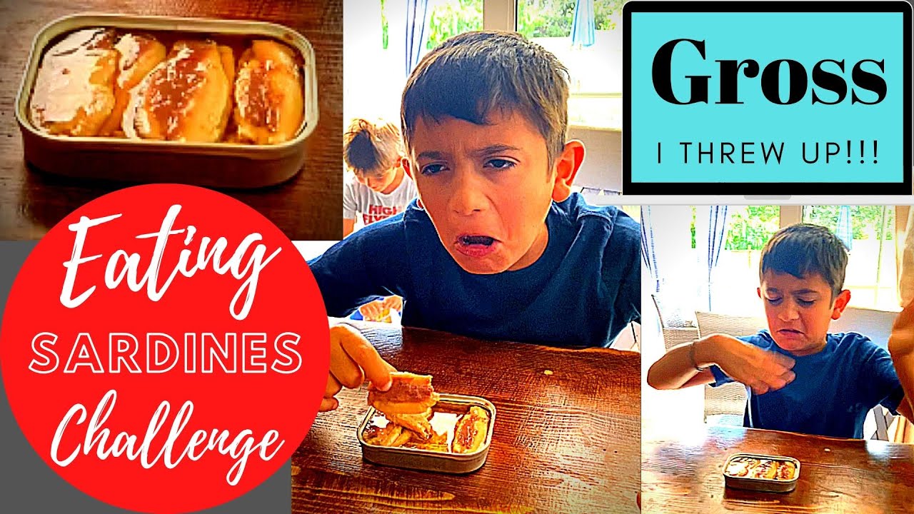 3 Greek Bro's Funny Challenges & Pranks - EATING SARDINES GROSS ...