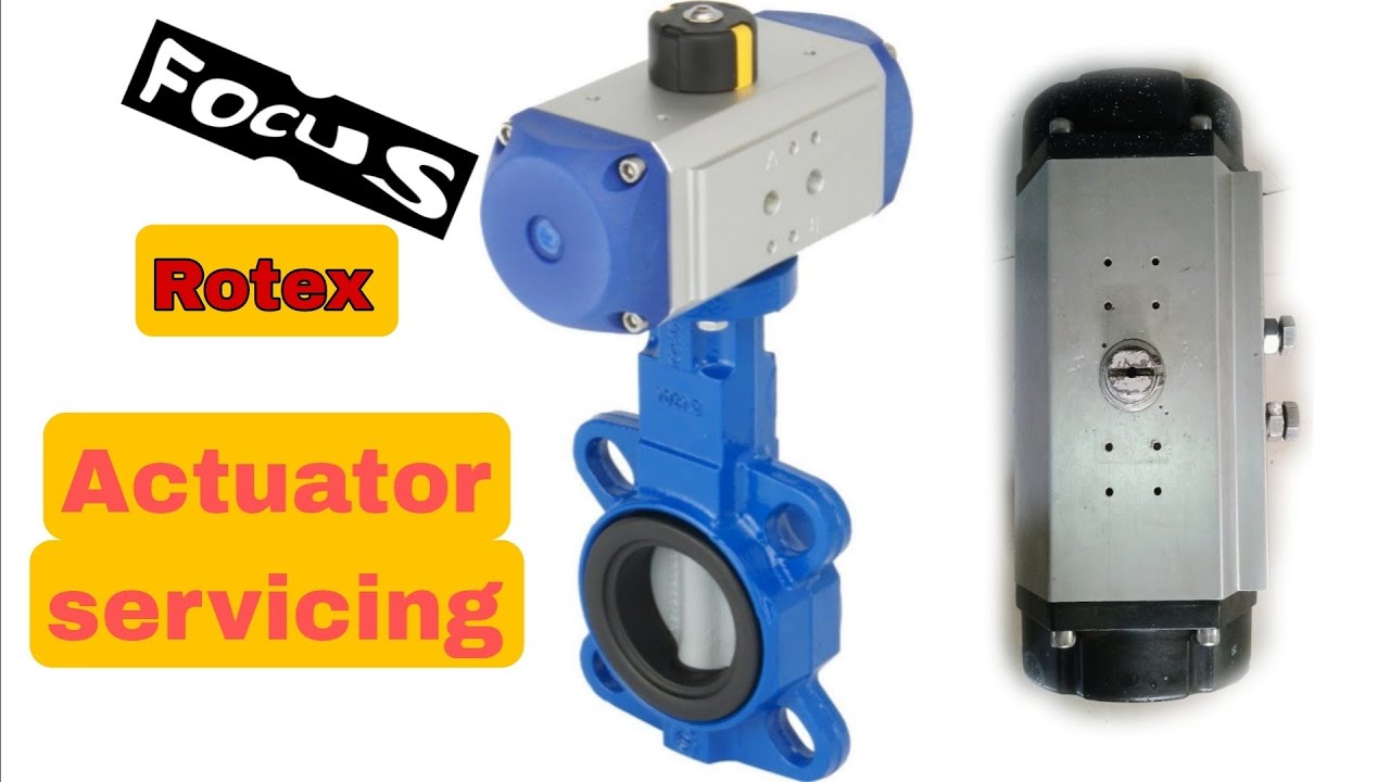 Rotex Actuator working/lenear Actuator/Rotex pneumatic Actuator ...