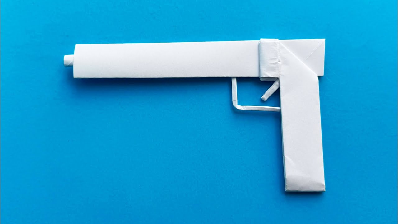 Pistolet Glock Origami | Comment fabriquer un pistolet à papier ...