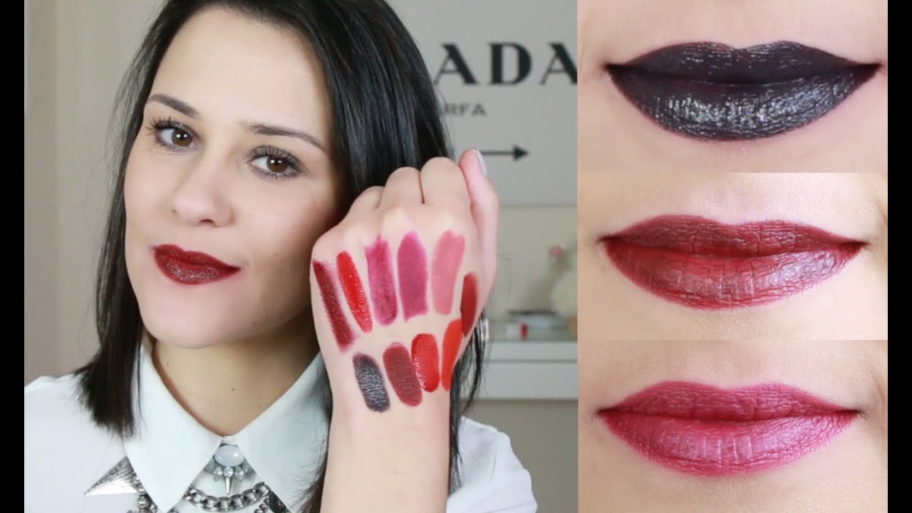 Mes 10 ROUGES À LÈVRES favoris de l'hiver : swatch + application ...