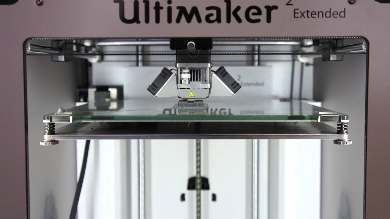 Работа 3D принтера Ultimaker 2 Extended - YouTube