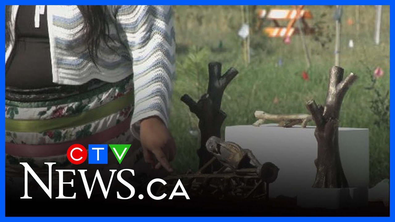 Regina's oldest tree is transformed into sculptures - YouTube