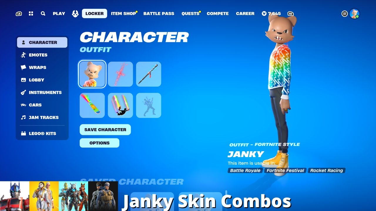 Janky Skin Combos (Fortnite Battle Royale) - YouTube